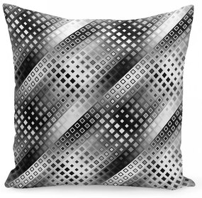 Moderní povlaky na polštáře v černobílé barvě 40x40 cm