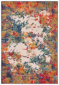 Moderní kusový koberec AVENTURA ED15A Abstraktní vícebarevný Rozměr: 80x200 cm