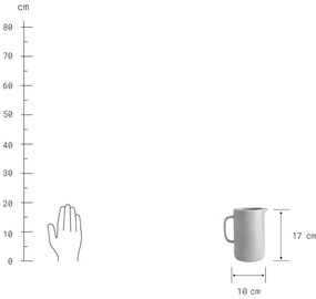 Butlers CASA NOVA Džbán 1100 ml - šedá