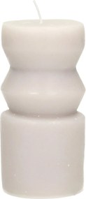Svíčka Cornelia 14cm light grey