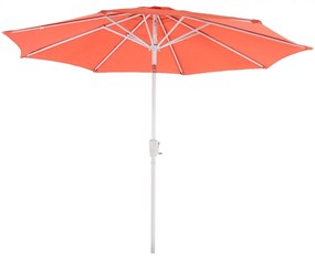 Slunečník N19 Ø 3m sklopný polyester/hliník - terakota