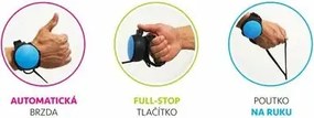 Lishinu3 3v1 vodítko černá - velikost M (8-12kg) / Hands-free samonaví
