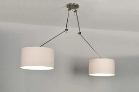 Závěsné designové svítidlo nad stůl Snap Duo White