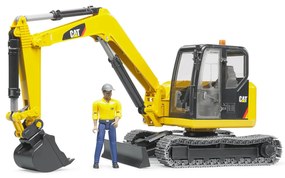 Bruder Minibagr CAT s figurkou