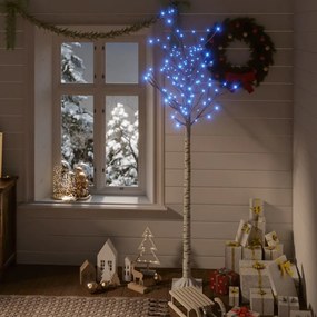 vidaXL Vánoční stromek 180 ch LED 1,8 m vrba dovnitř i ven [328683] Barva: Modrá