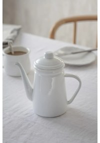 Smaltovaná konvička Coffee Pot Warm White 1,1 l Garden Trading
