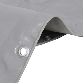 Plachta 650 g/m² 5 x 6 m šedá 144892