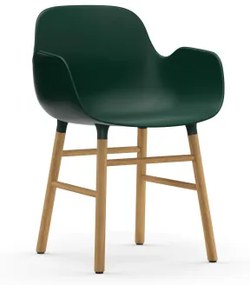 Form Armchair Oak zelená Normann Copenhagen