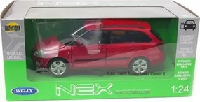 WELLY Auto Škoda Fabia Combi II (2009) červená / Model auta / 1:24 / o