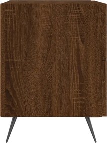 vidaXL Noční stolek 40 x 35 x 47,5 cm kompozitní dřevo [827258] Barva: bílá s vysokým leskem
