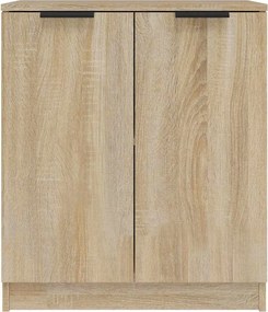 Příborníky 2 ks dub sonoma 60 x 30 x 70 cm kompozitní dřevo 3115774