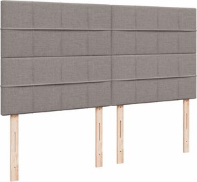 Box spring postel s matrací taupe 180x200 cm textil 3291363