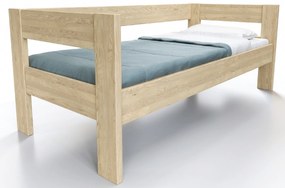 Vlastní výroba Jasanová postel Ela s opěrkou