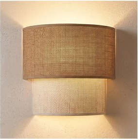 BRILAGI - LED Nástěnné svítidlo BOHO ECO 1xE27/10W/230V béžová/krémová