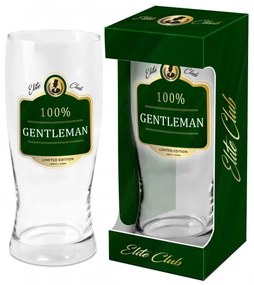 BGtech Sklenice na pivo 100% Gentleman 500 ml