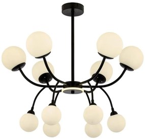 Asir Lustr na tyči DAISY 12xG9/10W/230V černá 301AUR1337