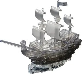 HCM KINZEL 3D Crystal puzzle Pirátská loď / 101 dílků / od 14 let