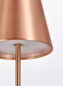 BIZZOTTO Zahradní stolní LED lampa ETNA 38 cm bronzová 0827768