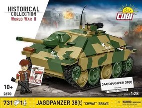 COBI 2670 Jagdpanzer 38(t) „Chwat" / Stavebnice / 1:28 / 731 dílků / o