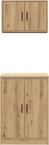 Garážové skříně 2 ks dub artisan kompozitní dřevo 3328313