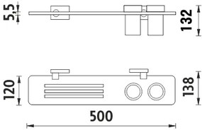 Nimco Police IXI se sklenkami KE X350-58DW-26
