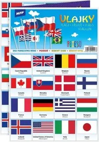 MFP Pexeso Vlajky / 32 dvojic / papír / od 3 let