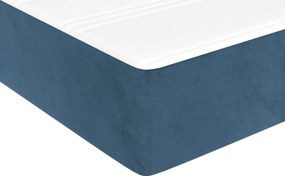 vidaXL Taštičková matrace střední tvrdost 120x190x20 cm samet [4007159] Barva: Tmavě šedá