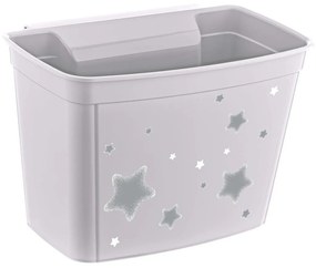 Keeeper Univerzální závěsný box na přebalovací pult "Stars", Bílá