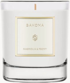 Ručně vyráběná vonná svíčka Magnolia & Peony (citrus, pivoňka)