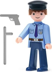 EFKO Igráček Policista / Kloubová figurka s doplňky / obušek, zbraň /