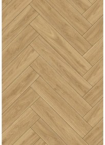 Mexen Cape Coral vinylové panely rybina 635 x 127 mm SPC 6,5 mm podložka 1,5 mm, 4 V-drážka, Dub