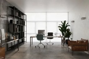 Nástěnné svítidlo SOLLUX Vega 50 E27 2x60W bez zdroje beton/sklo SL.0993