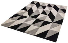 Černý  koberec Jigsaw Flag Grey Rozměry: 200x290 cm