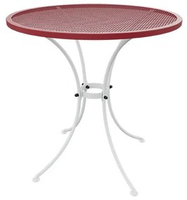 Unikov Zahradní stůl Tako 70 kulatý Barva nátěru: Bílá - RAL 9016 - Červená - RAL 3031