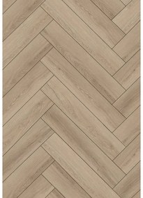 Mexen Palmdale herringbone, vinylová podlaha 570 x 95 mm LVT Dryback 2,5 mm, PVC podklad, 4stranná V-drážka, dub, F1480-0570-095-255-4V1-01