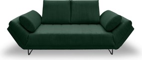 XXXLutz ROZKLÁDACÍ POHOVKA, textil, tmavě zelená MID.YOU - Rozkládací pohovky - 001776018101