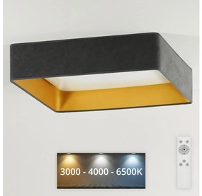 Brilagi - LED Stmívatelné svítidlo VELVET SQUARE LED/24W/230V + DO šedá