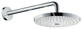 Hansgrohe - Hlavová sprcha 240, 2 proudy, sprchové rameno 390 mm, bílá/chrom