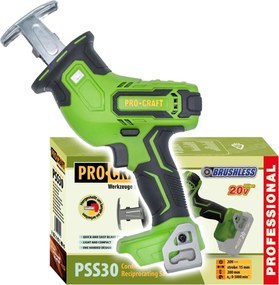 Procraft PSS30bb 20V - akumulátorová pila ocaska (bez akumulátoru a nabíječky)