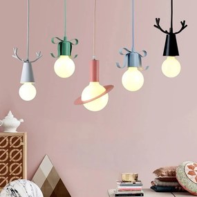 Toolight Rea, Samostatné závěsné stropní svítidlo NARNI, šedé, OSW-00265