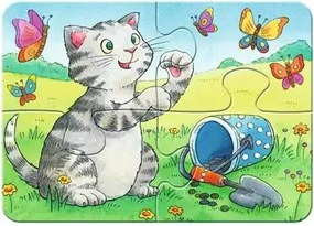 Ravensburger Moje první puzzle Roztomilá domácí zvířátka 2/4/6/8 dílků