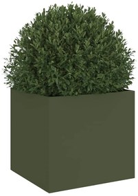 Truhlík olivově zelený 32x30x29 cm ocel válcovaná za studena - Default Title