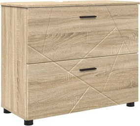 Sada koupelnového nábytku 2 ks Sonoma dub 76,5 x 35 x 64 cm 3393015