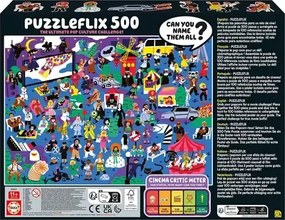 EDUCA Puzzle Puzzleflix / 500 dílků