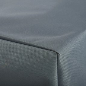 Ochranný kryt pro zahradní nábytek Ziměodolný voděodolný kryt Anti-UV 600D Oxford tkanina 190,5 x 72 x 76cm Světle šedá barva