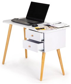 Moderní počítačový stůl 2 zásuvky
