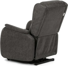 Polohovací křeslo černé, elektrické TV-L8902 BK3