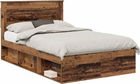 Rám postele Staré dřevo 120 x 190 cm Masivní borové dřevo 3410110