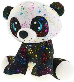 Mikrotrading panda star sparkle plyšová 35 cm sedící