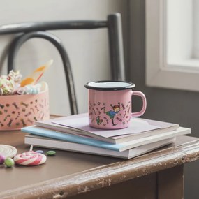 Hrnek Pippi Candy 2,5 dl, smalt / růžový